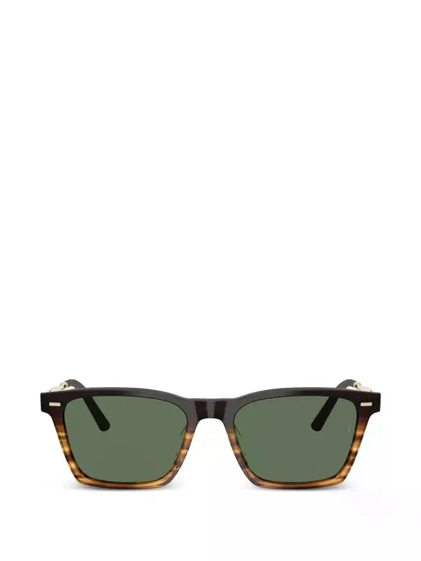 Oliver Spencer Square-frame Sunglasses - Brown