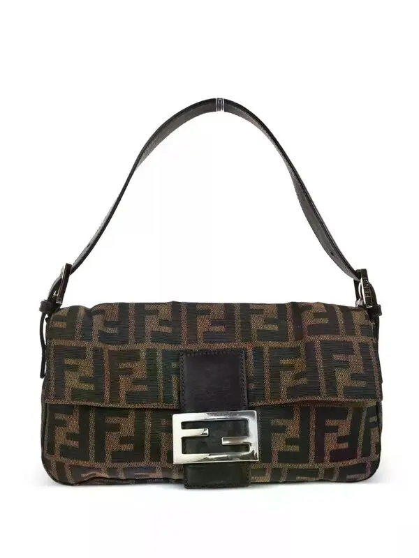 Fendi 2001 Zucca Monogram Baguette Handbag