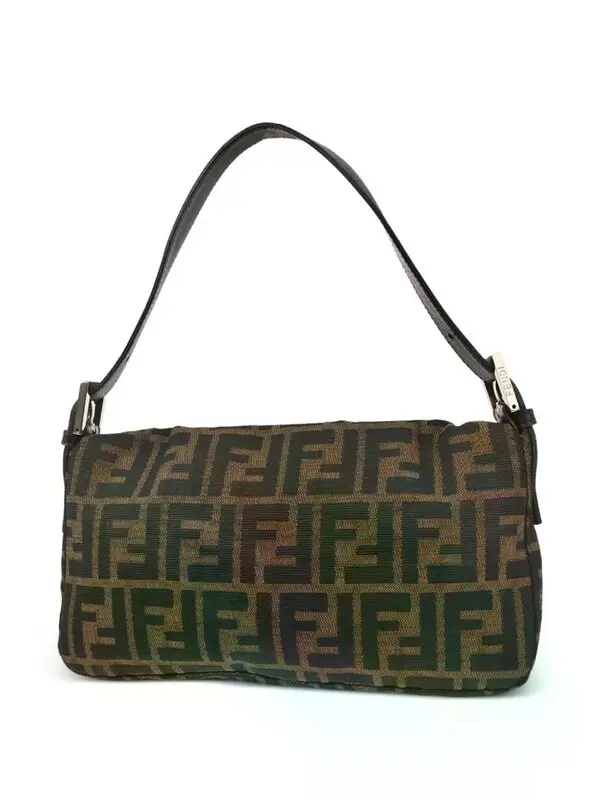 Fendi 2001 Zucca Monogram Baguette Handbag