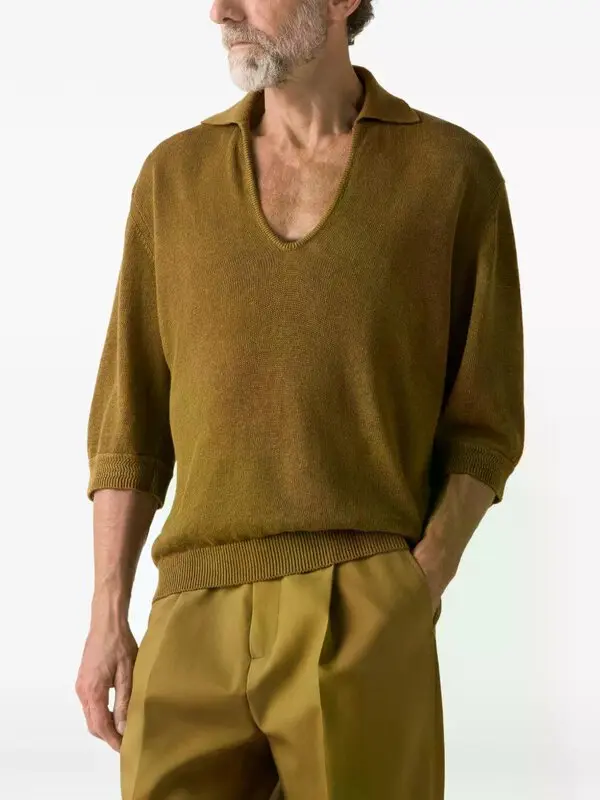 Zegna Oasi Lino Polo Shirt