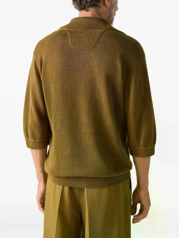 Zegna Oasi Lino Polo Shirt