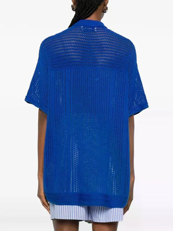 Eric Bompard Open-work Buttoned Shirt