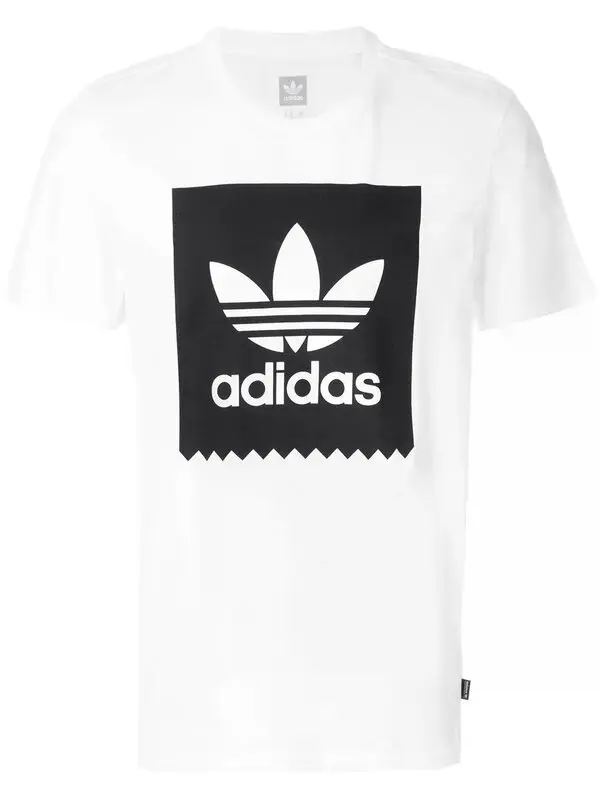 Adidas Originals Logo Print T-shirt - White