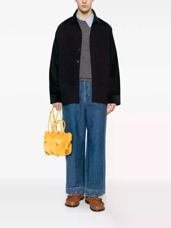 Loewe Cable Knit Corduroy Jacket