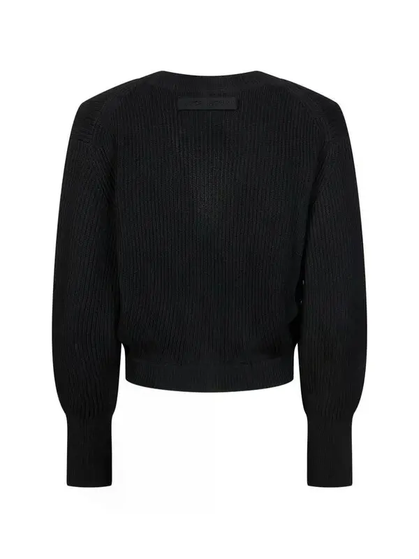 Victoria Beckham Ribbed-knit Cropped Cardigan