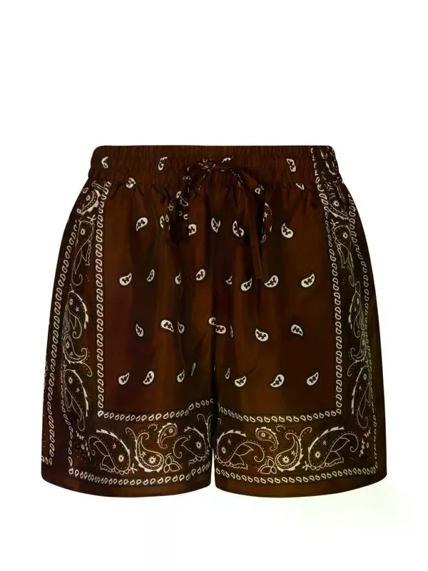 P.a.r.o.s.h Paisley Print Drawstring Shorts