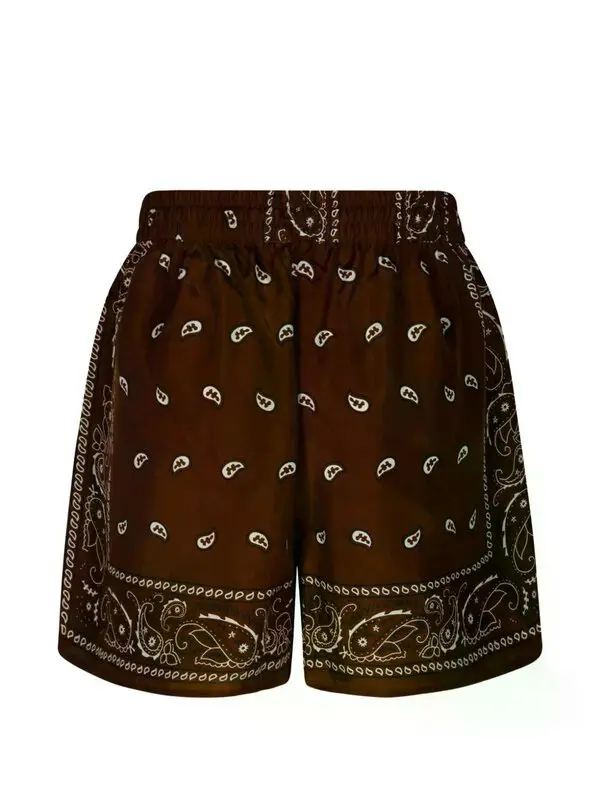 P.a.r.o.s.h Paisley Print Drawstring Shorts
