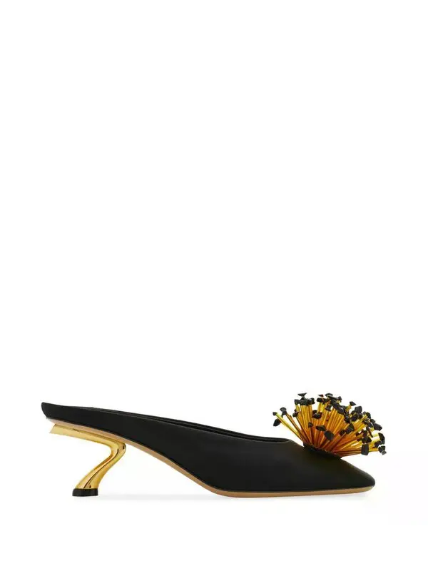 FERRAGAMO S-shaped Heeled Mules