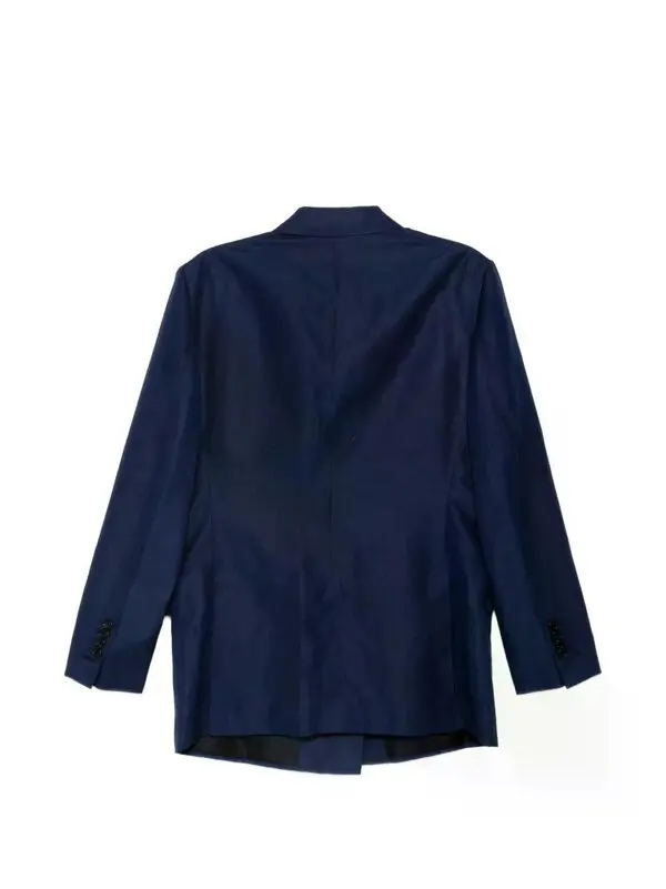 TOM FORD Double-breasted Blazer - Blue
