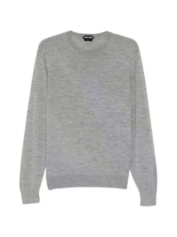 TOM FORD Wool T-shirt - Grey