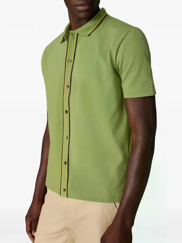 Paul Smith Button Stripe Polo Shirt