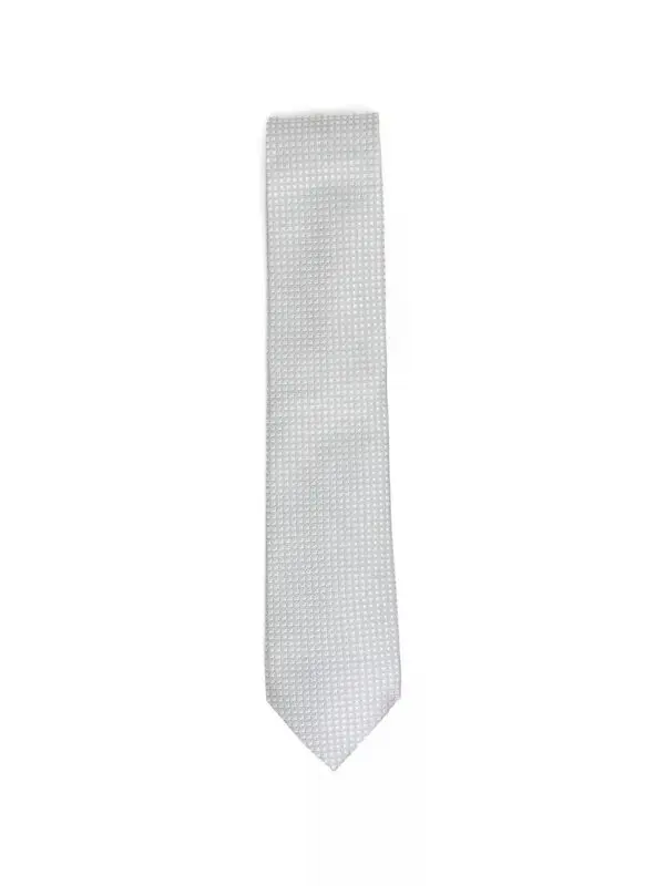 TOM FORD Patterned Neck Tie - Grey