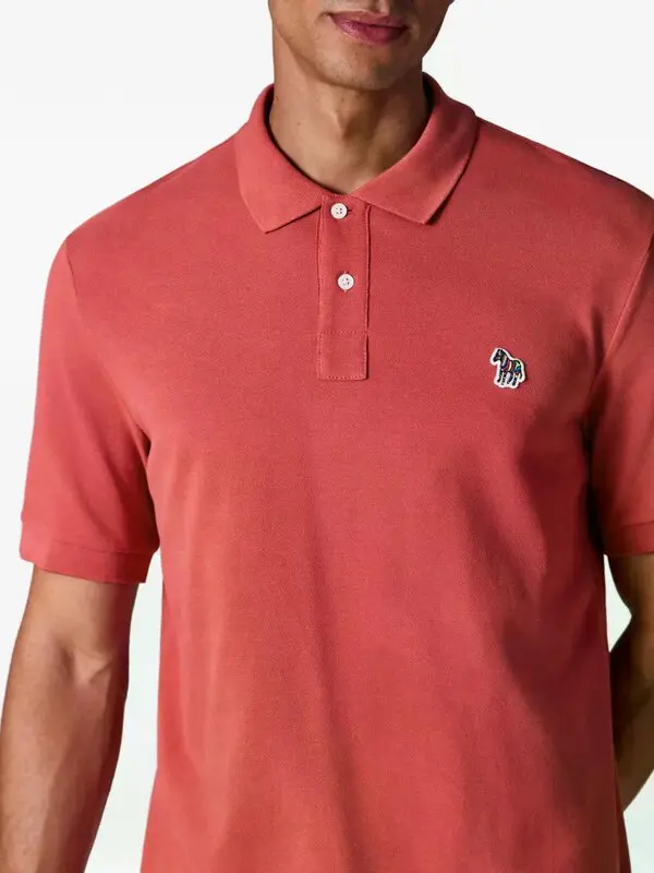 Paul Smith Zebra Embroidered Logo Polo Shirt