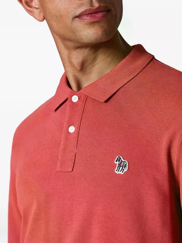 Paul Smith Zebra Embroidered Logo Polo Shirt