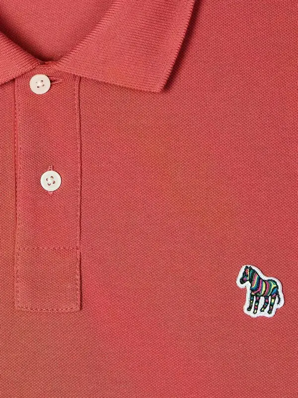 Paul Smith Zebra Embroidered Logo Polo Shirt