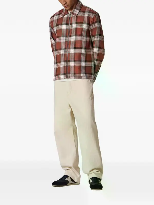 Paul Smith Zip-up Checked Shirt