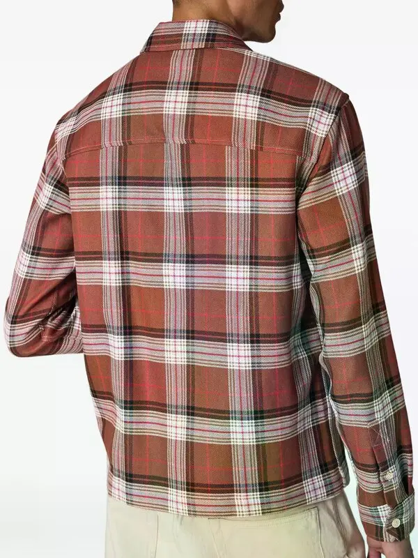 Paul Smith Zip-up Checked Shirt
