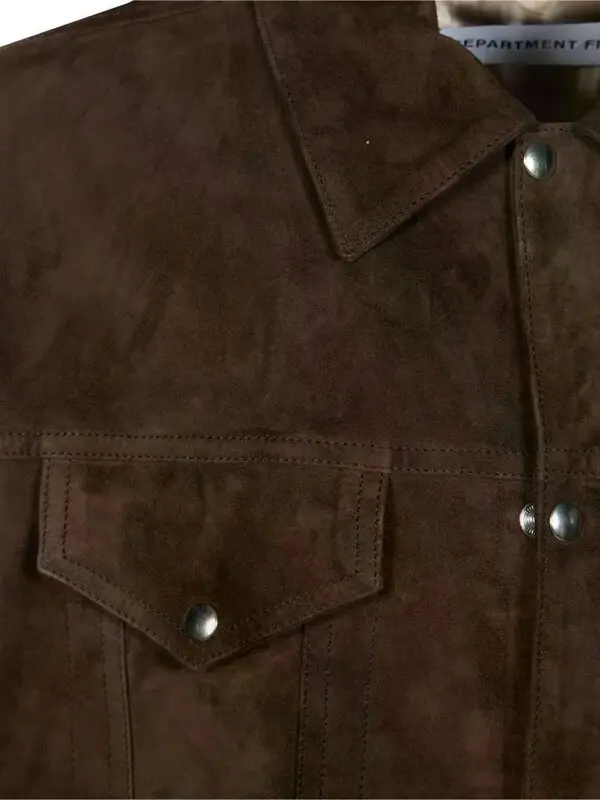 DEPARTMENT 5 Suede Buttoned Jacket