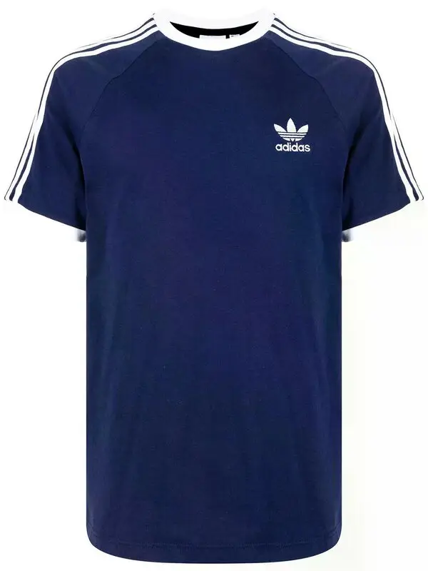 Adidas Embroidered-logo T-shirt - Blue