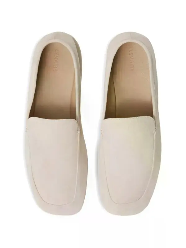 LEMAIRE Suede Loafers - Neutrals