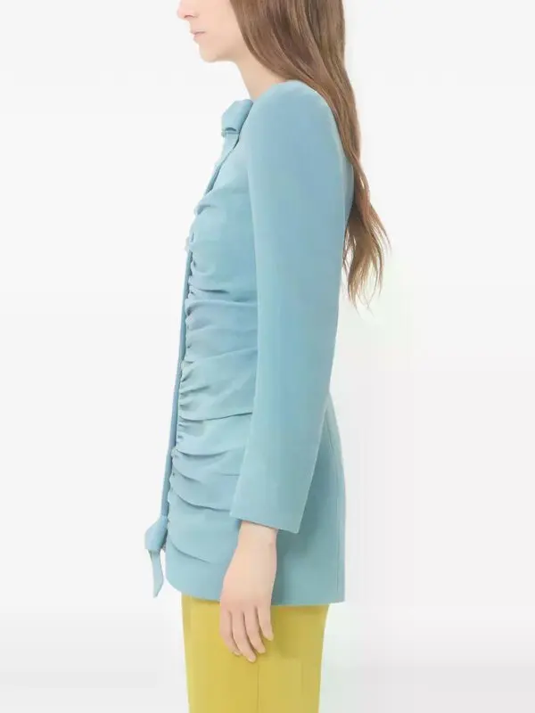 Valentino Garavani Bow-detail Ruched Jacket