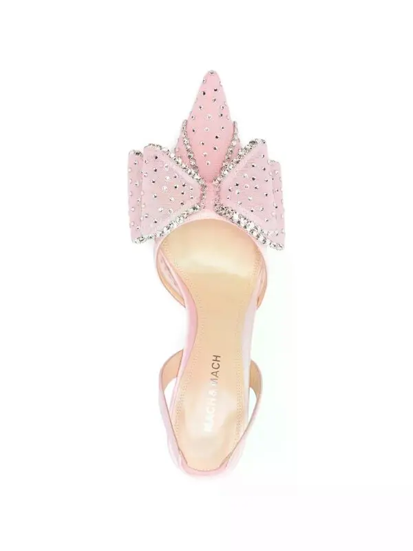 Mach & Mach Le Cadeau Bow-embellished Pumps