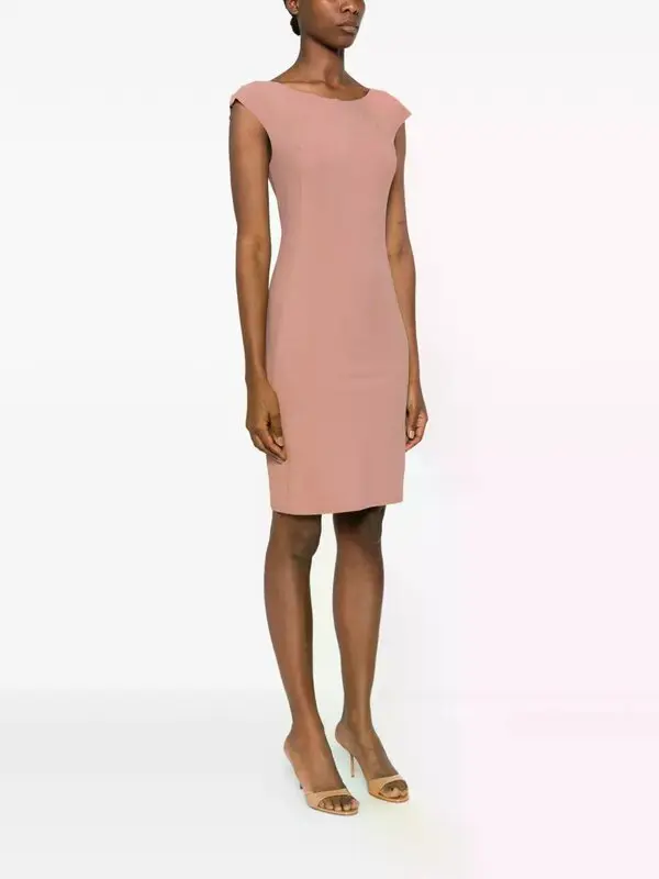 Patrizia Pepe Cap-sleeve Mini Dress - Pink