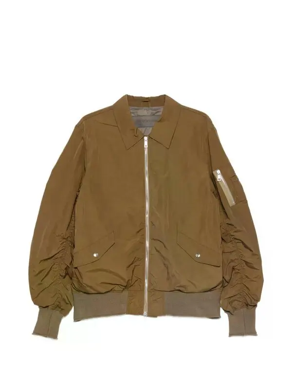 GIORGIO BRATO Pointed-collar Bomber Jacket