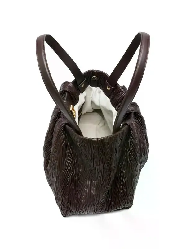 THEMOIRE Textured Tote Bag