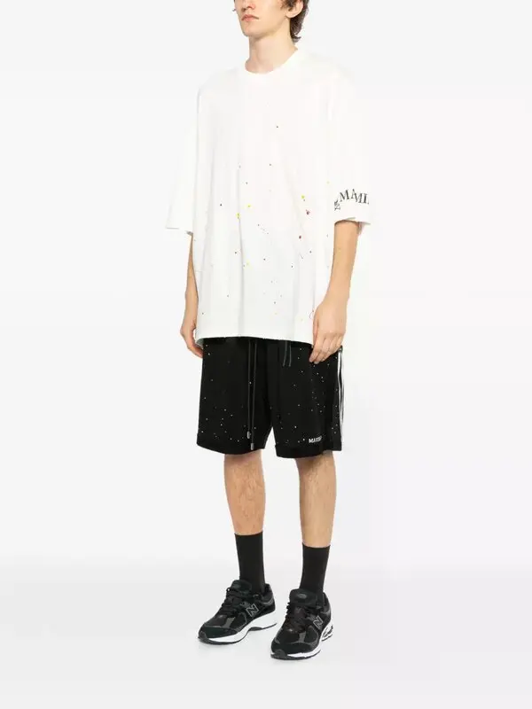 MASTERMIND WORLD Paint-splash T-shirt