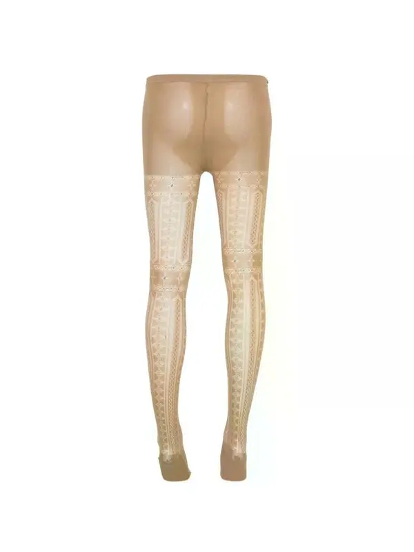 Issey Miyake 2010s Patterned Tights