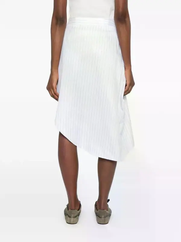 JW Anderson Striped Asymmetric Skirt