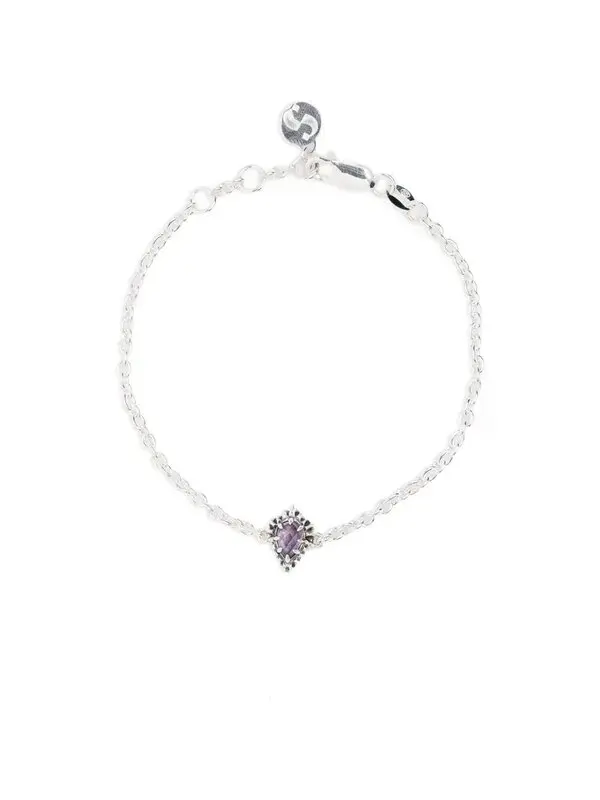 STOLEN GIRLFRIENDS CLUB Jagged Teardrop Bracelet - Silver