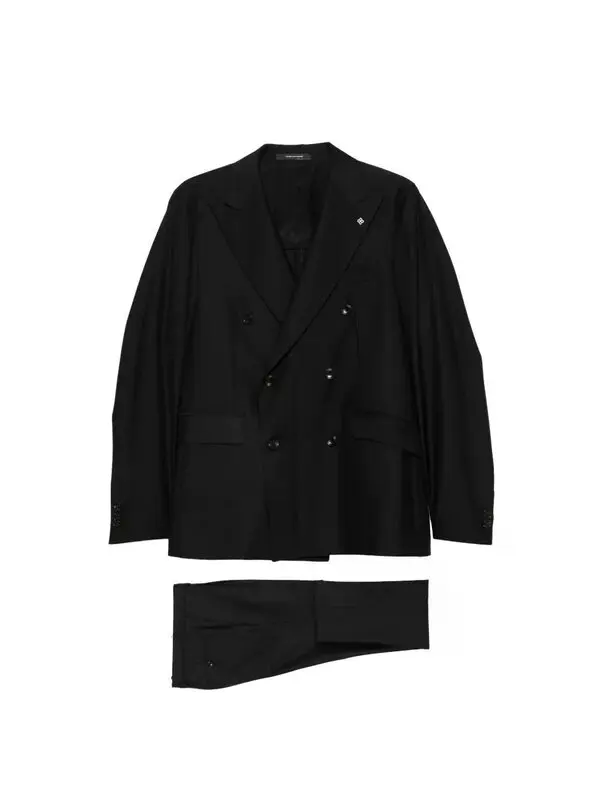 Tagliatore Double-breasted Suit - Black