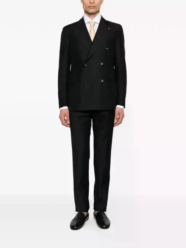 Tagliatore Double-breasted Suit - Black