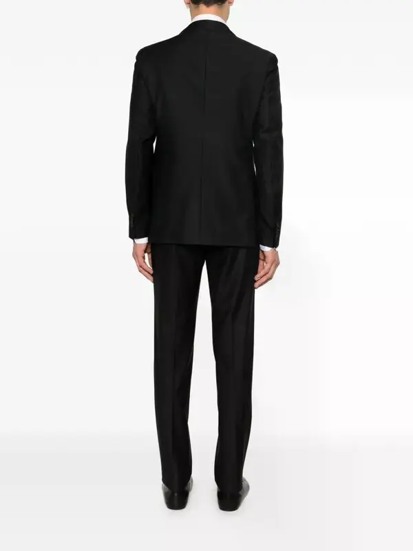 Tagliatore Double-breasted Suit - Black