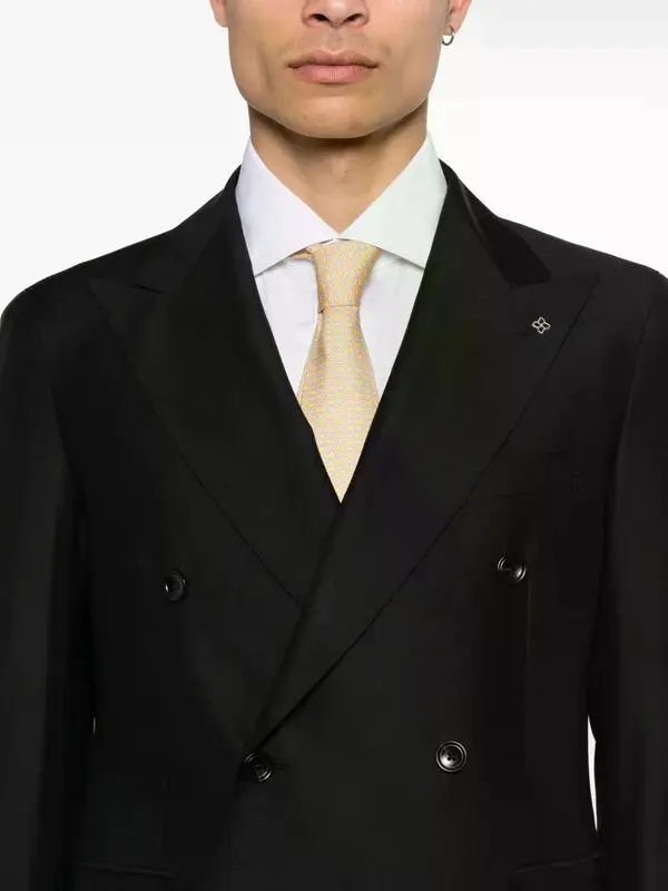 Tagliatore Double-breasted Suit - Black
