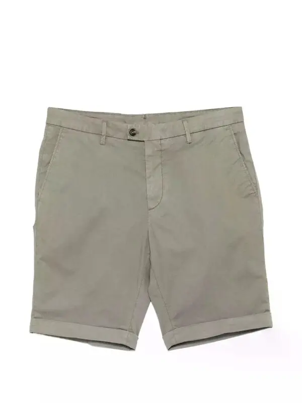 Corneliani Cuffed Shorts - Green
