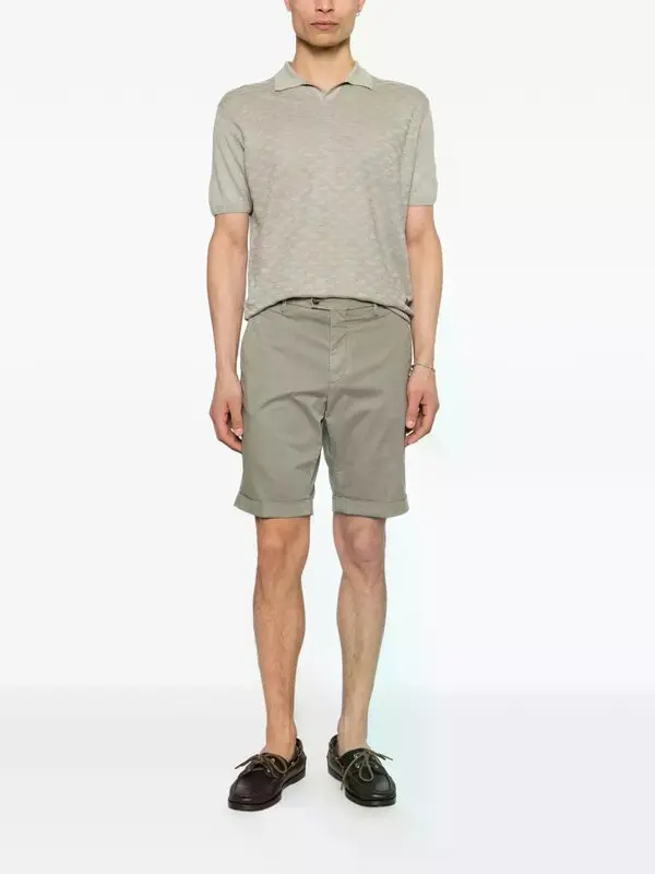 Corneliani Cuffed Shorts - Green
