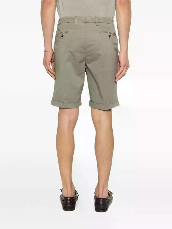 Corneliani Cuffed Shorts - Green