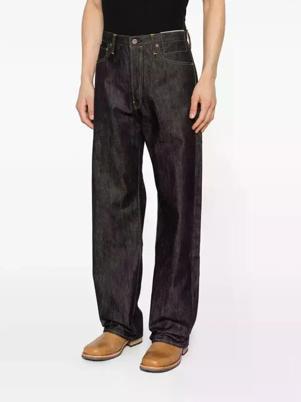 Visvim Raw-finish Wide Leg Jeans