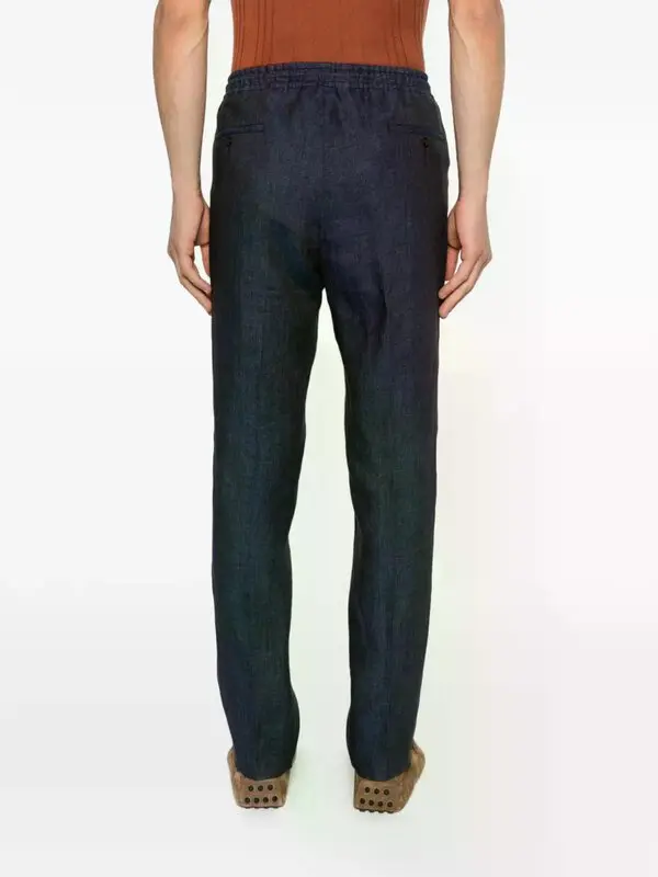 Corneliani Drawstring Trousers - Blue