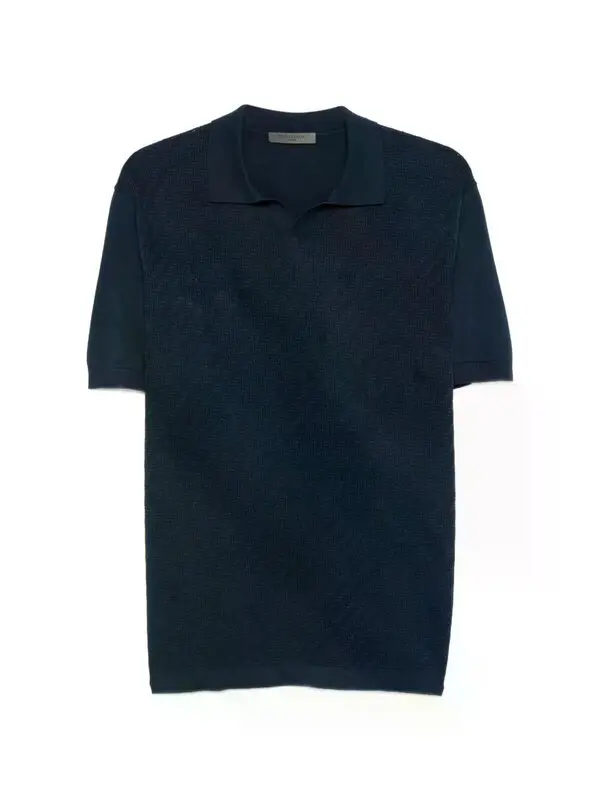 Corneliani Textured Polo Shirt