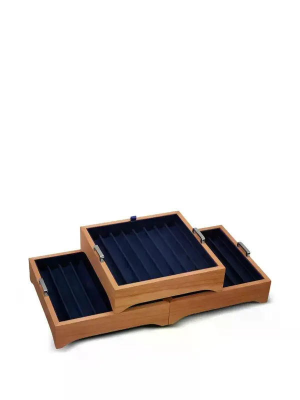 S.t. Dupont Cube Logo-detail Pen Box - Black