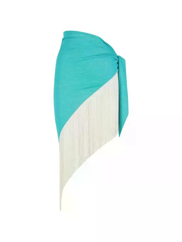 Alanui Fringed Sarong - Green
