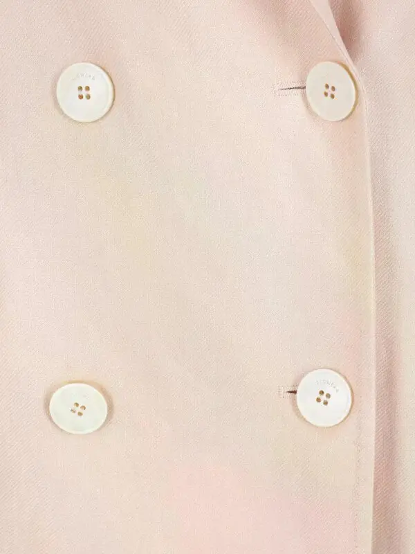 Montedoro Double-breasted Linen Jacket - Neutrals