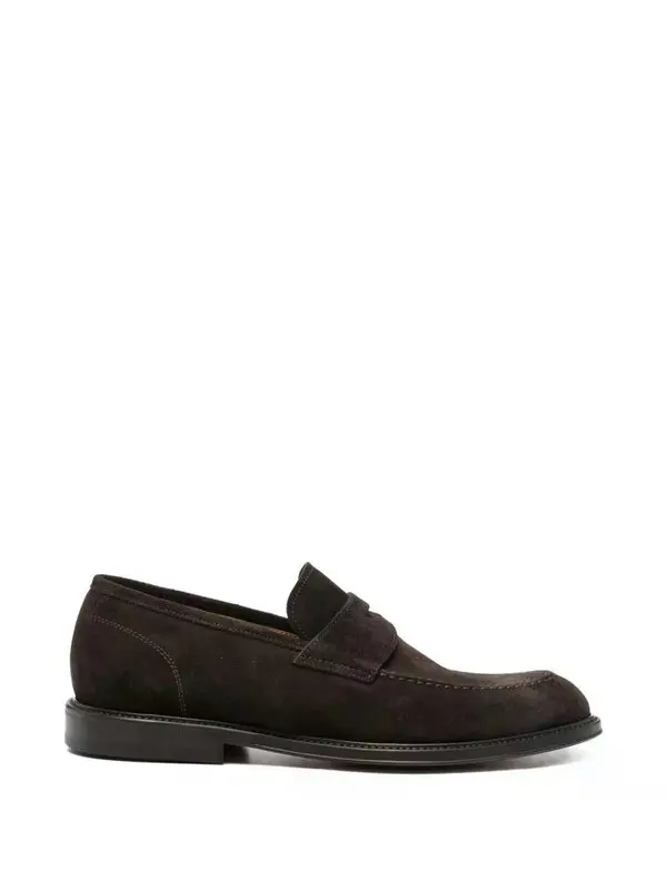 GREEN GEORGE Panelled Loafers