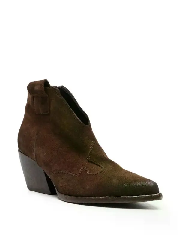 Elena Iachi Suede Ankle Boots