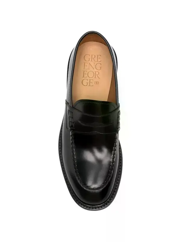 GREEN GEORGE Penny Loafers