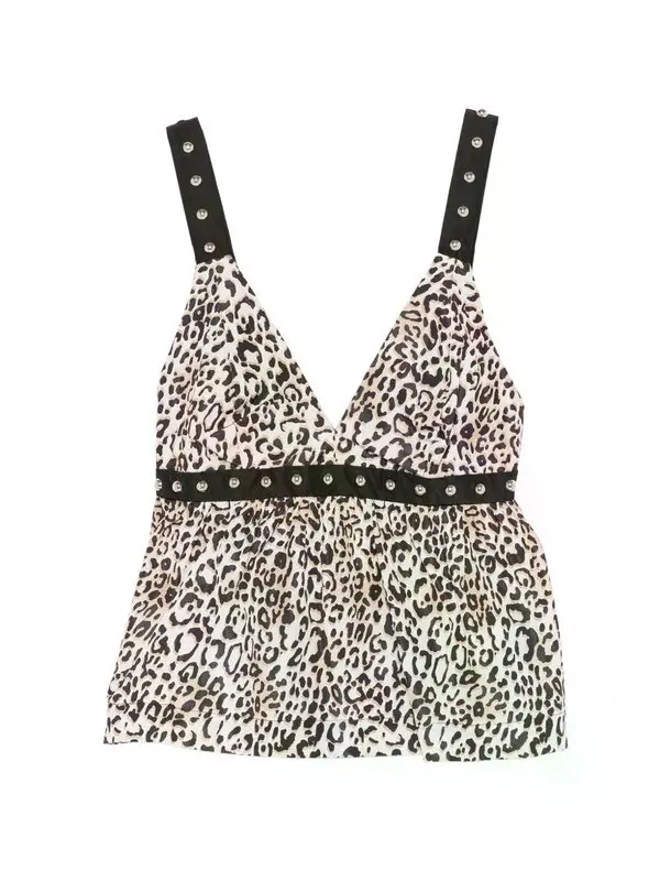 Liu Jo Studded V-neck Top